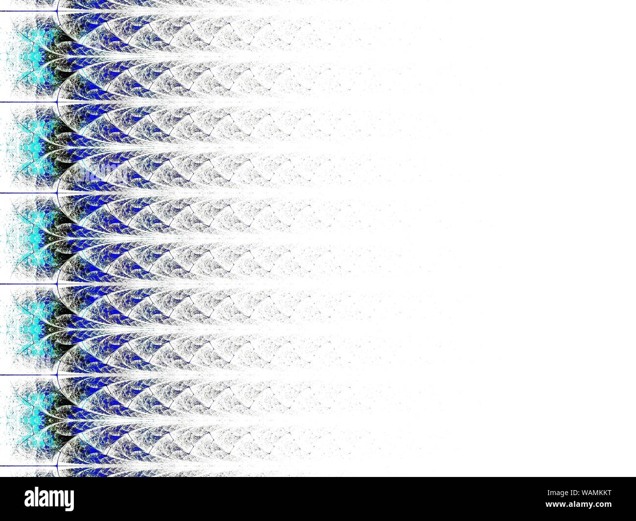 Symmetrical fractal gradient pattern background, digital artwork for ...