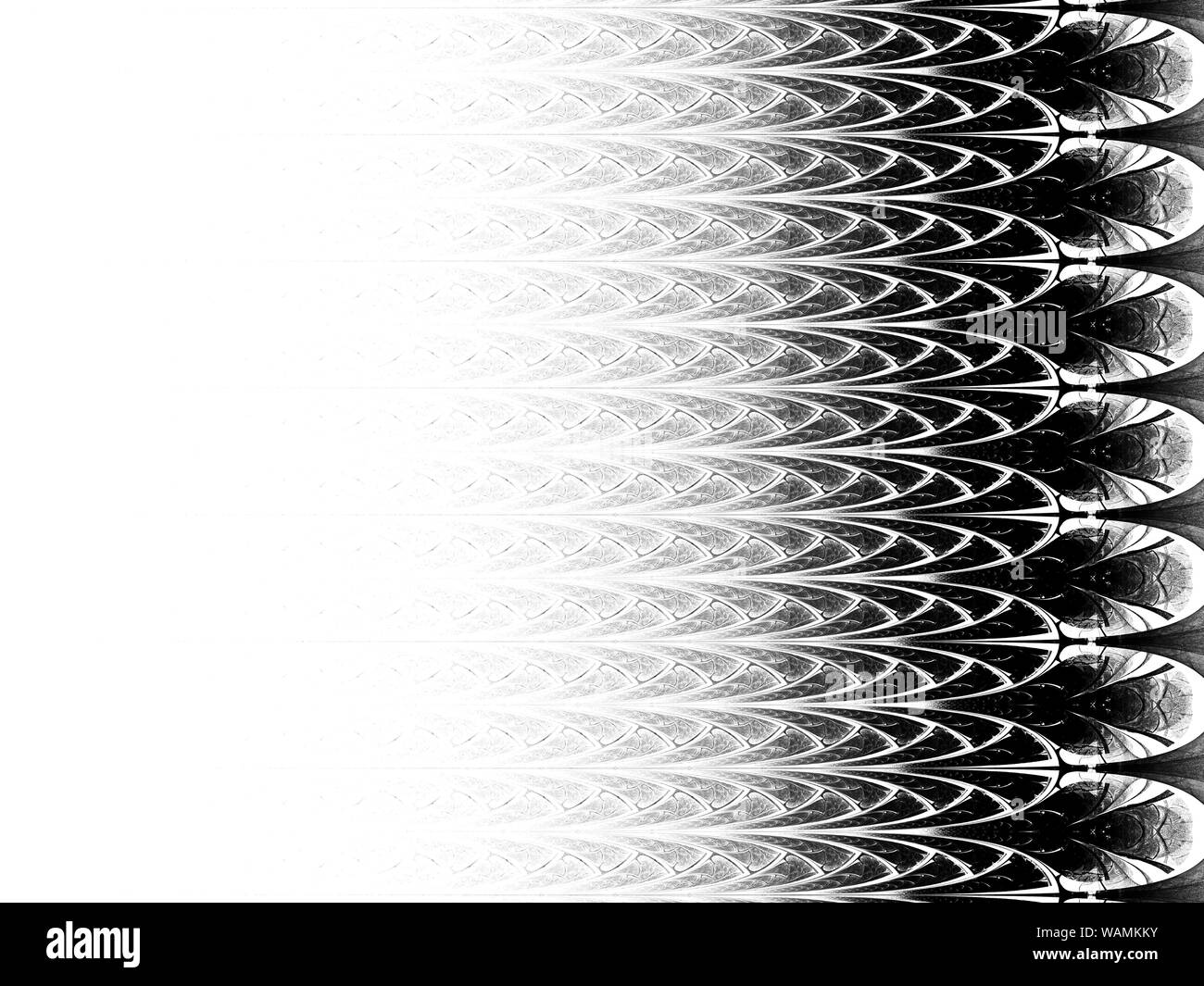 Symmetrical fractal gradient pattern background, digital artwork for ...