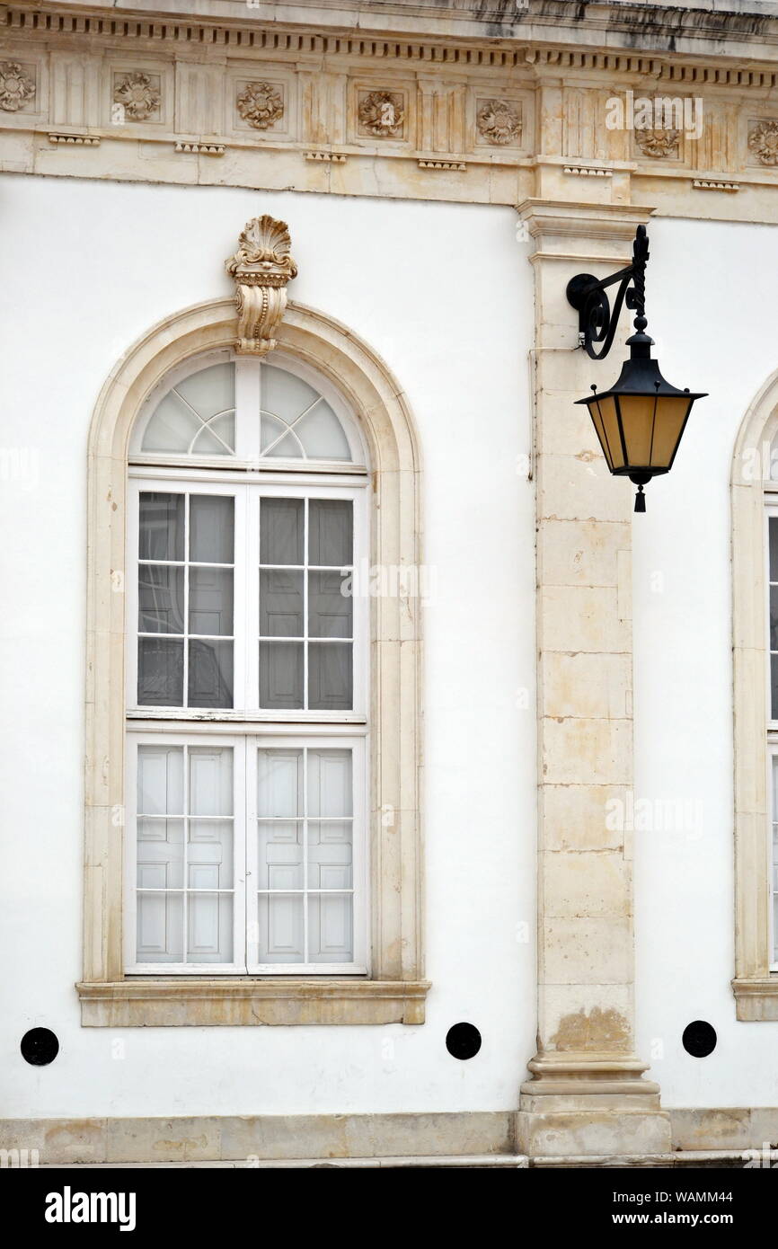 Window of old buildings at the University of Coimbra Stock Photo - Alamy
