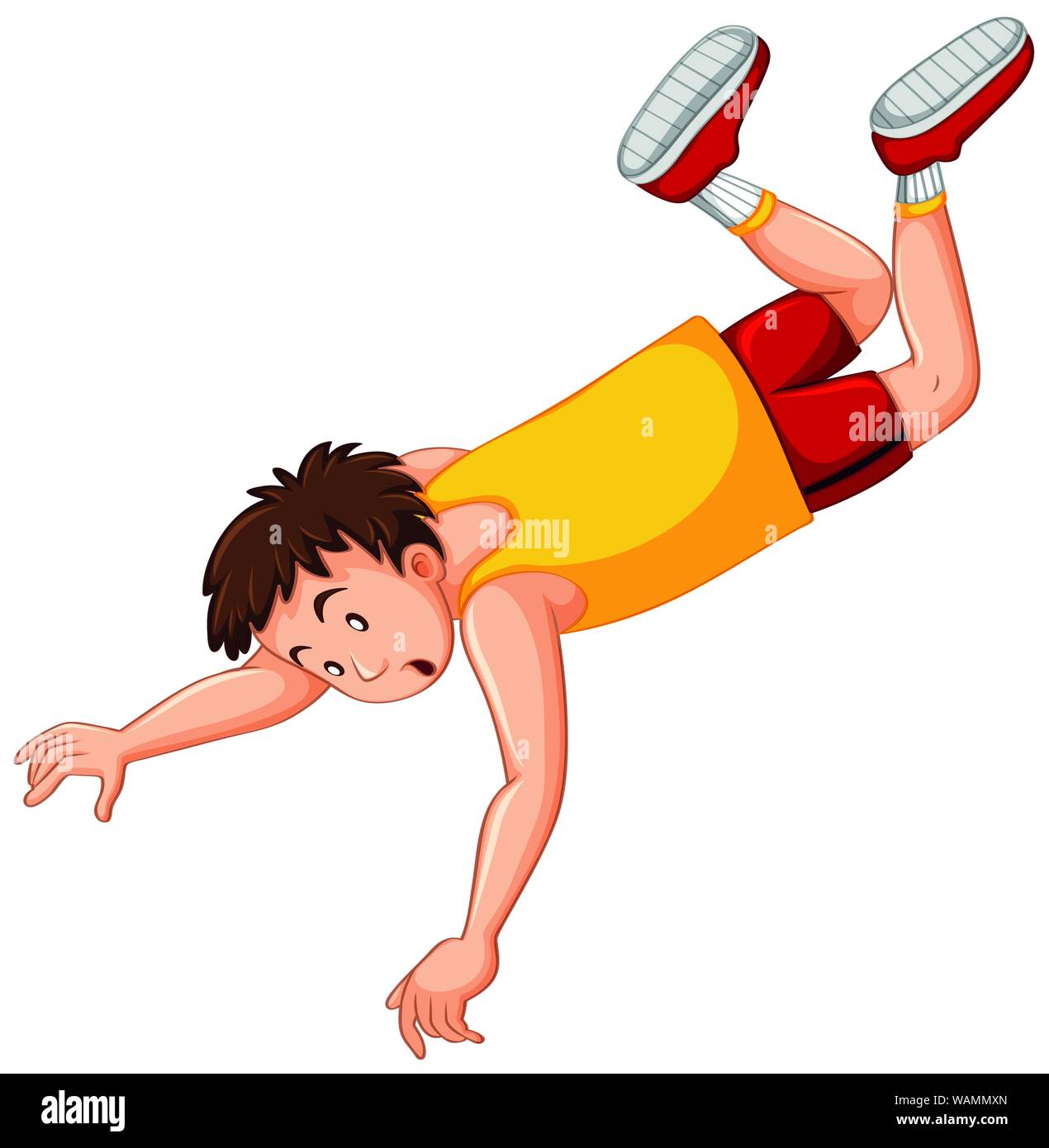 Sports athlete isolated on white illustration Stock Vector Image & Art ...