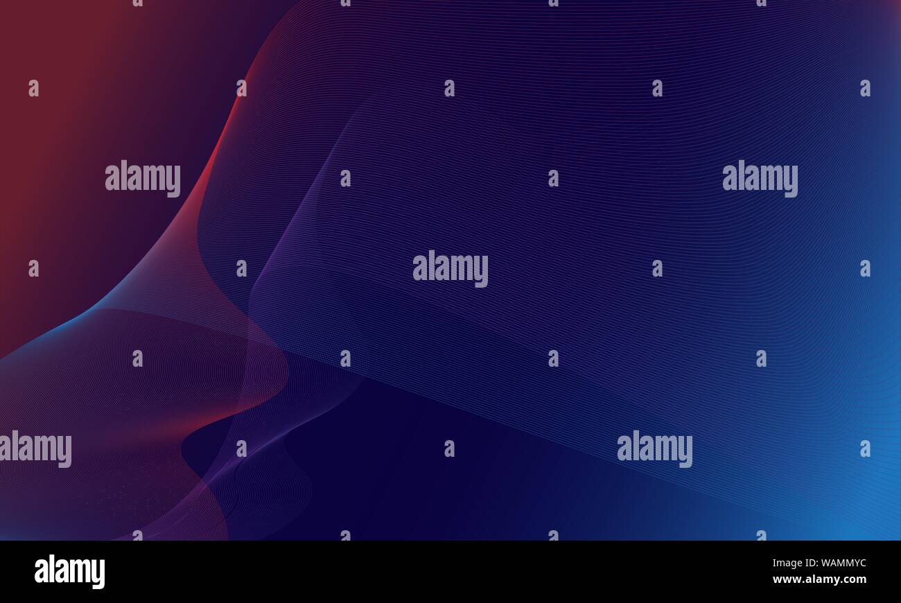 Abstract flowing wave design for copy space background Stock Vector ...