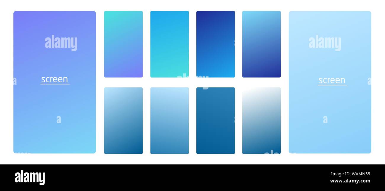 Vibrant and smooth gradient soft light blue sky clouds colors for ...