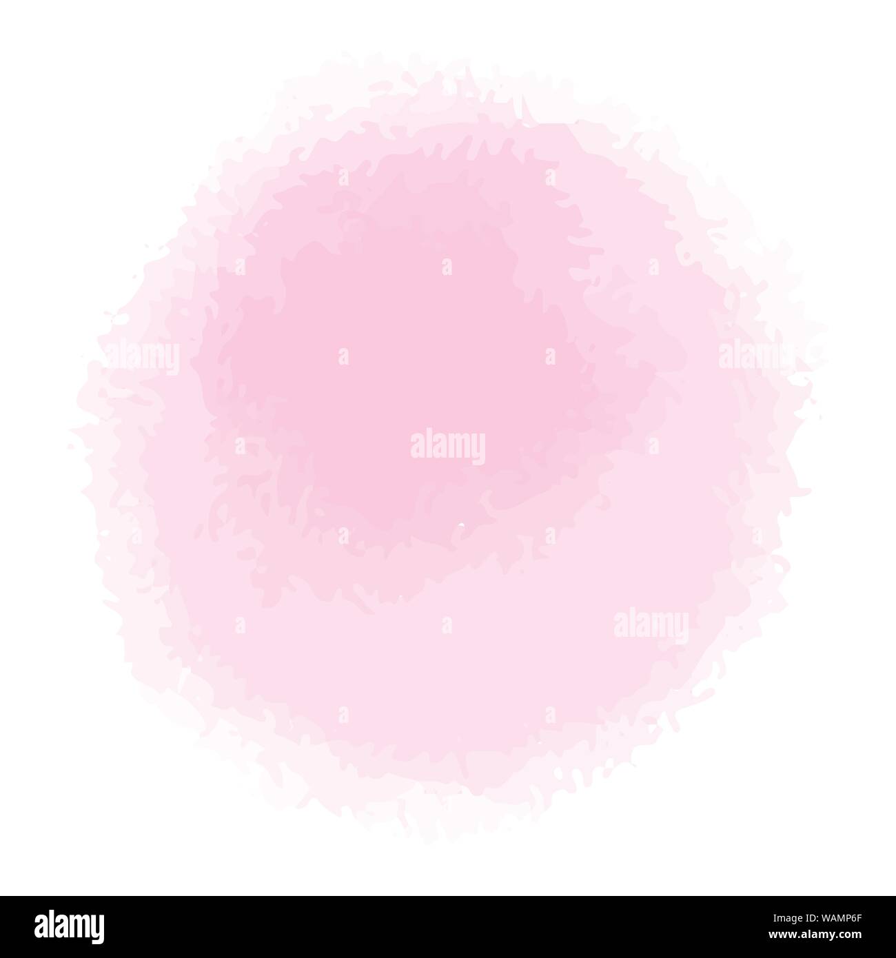 Vector watercolor imitation pastel color abstract stain. Blot ...