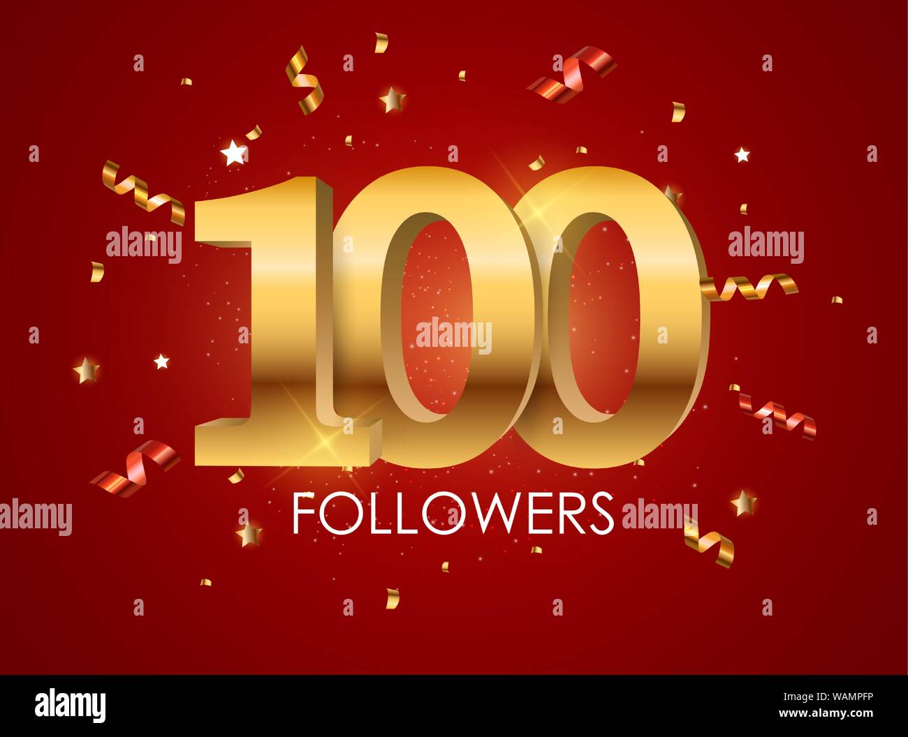 Number 100 vector vectors hi-res stock photography and images - Alamy