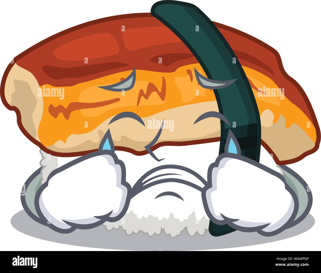 Crying unagi sushi in the character lunchbox Stock Vector Image & Art ...