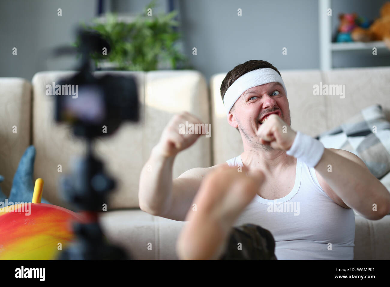 Funny recording hi-res stock photography and images - Alamy