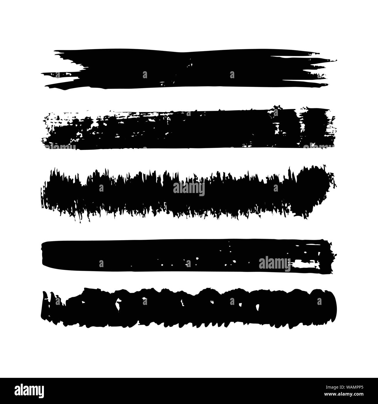 Black lines isolated on white background. Vector art illustration Stock ...