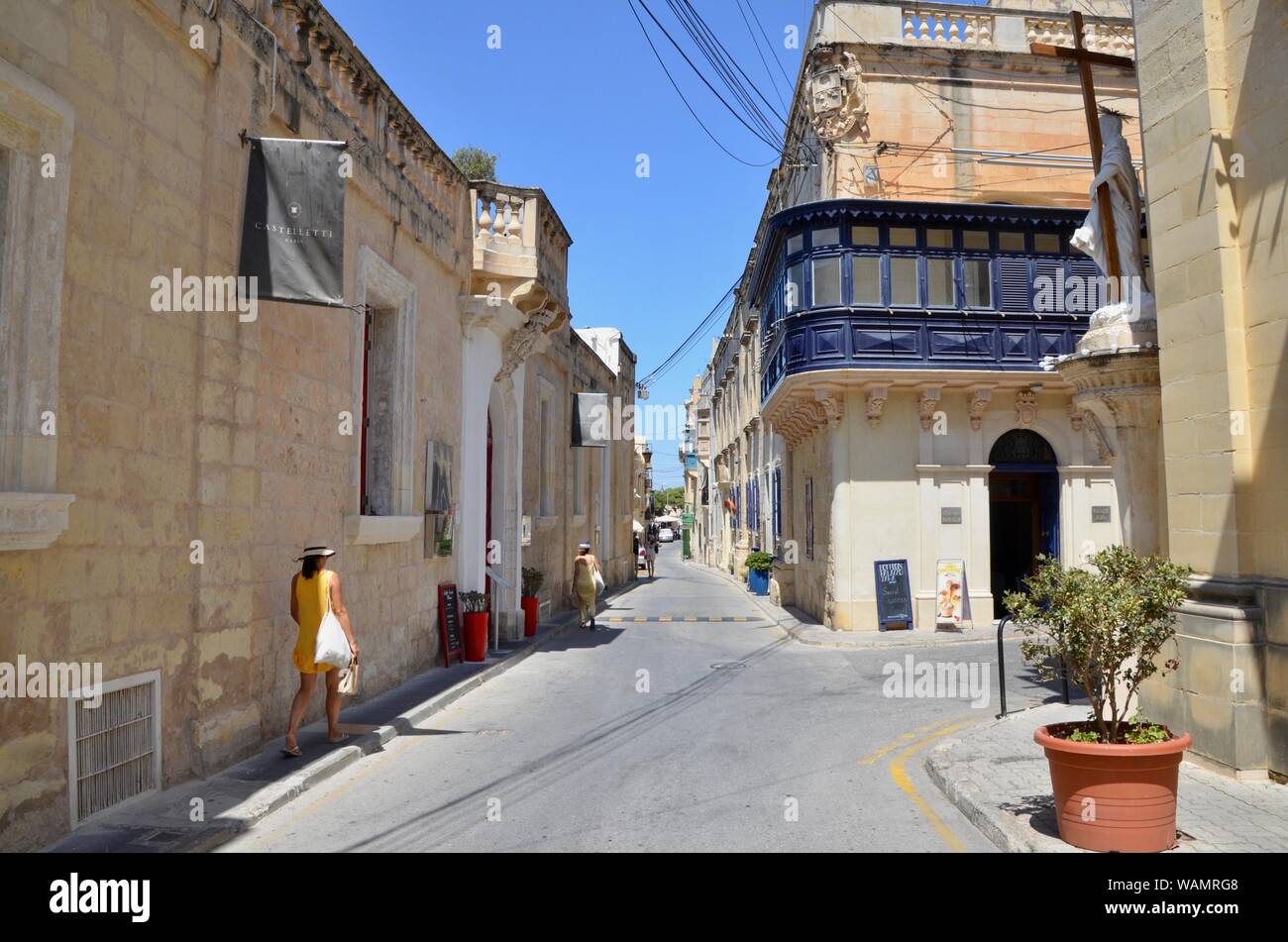 Rabat malta walking hi-res stock photography and images - Alamy