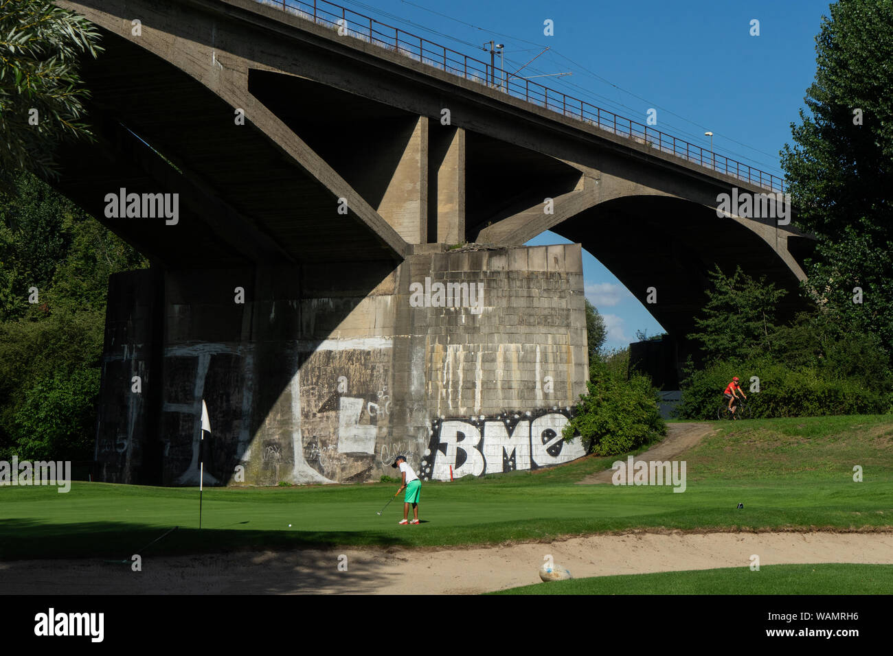 Branik bridge, also known as bridge of intelligence, is railway bridge ...