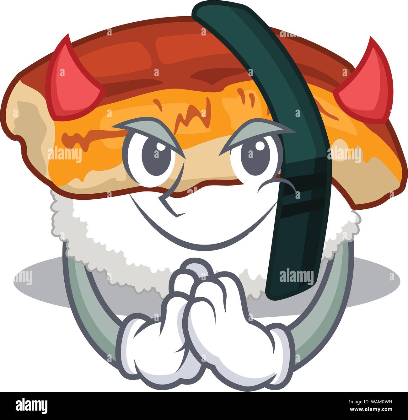 Devil unagi sushi in the character lunchbox Stock Vector Image & Art ...