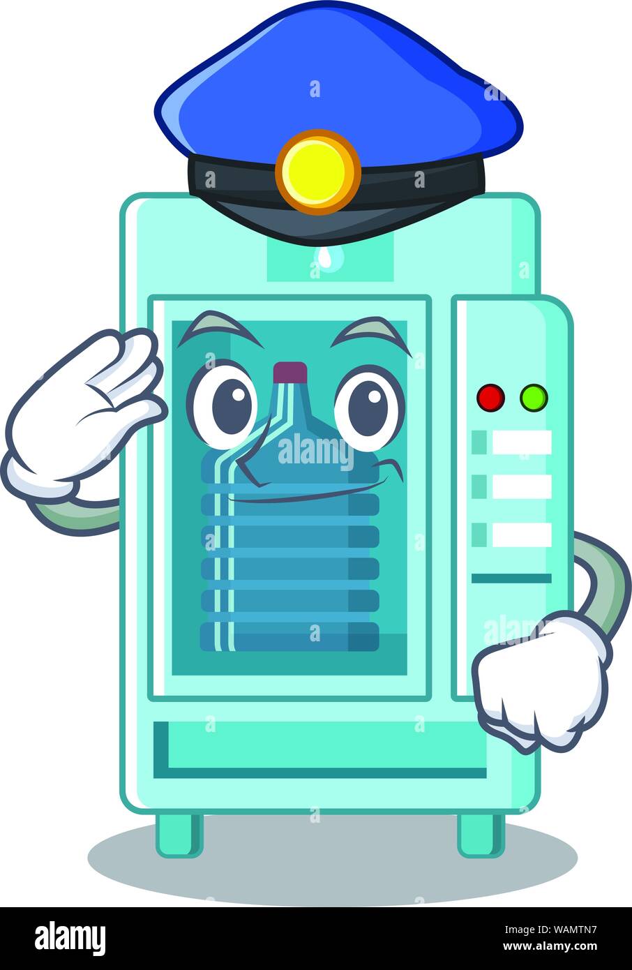 Automatic policeman Stock Vector Images - Alamy