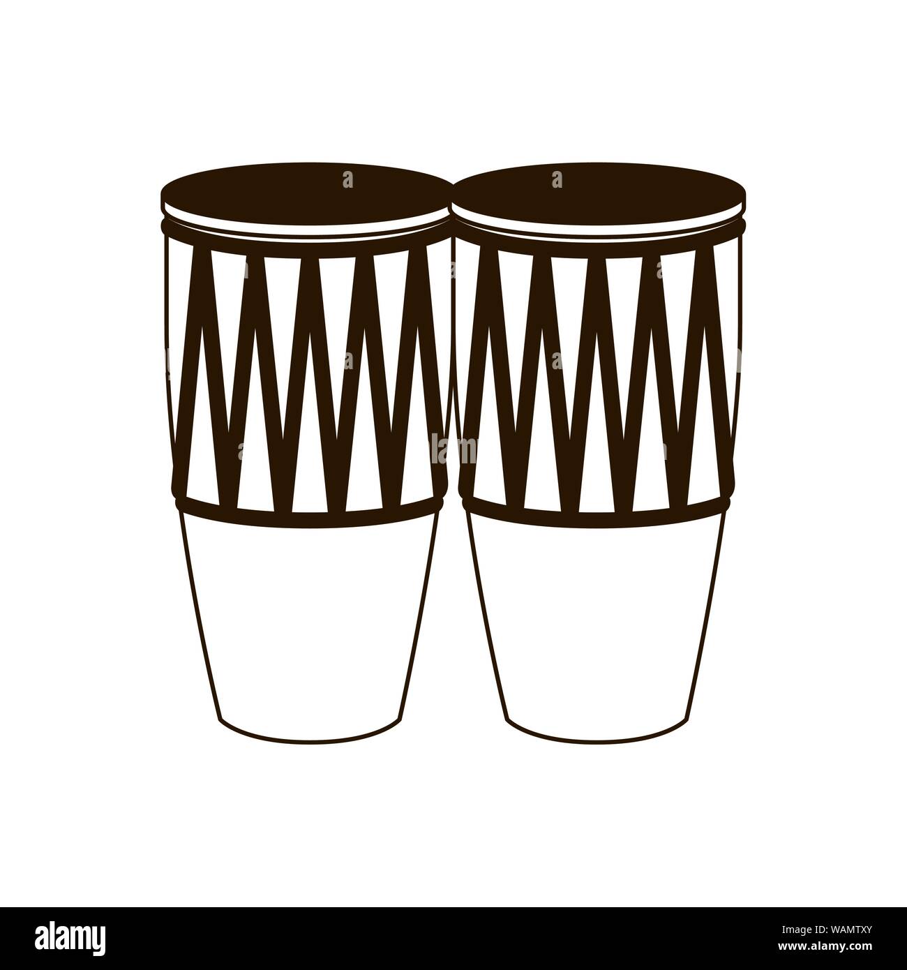 Congas drum Stock Vector Images - Alamy