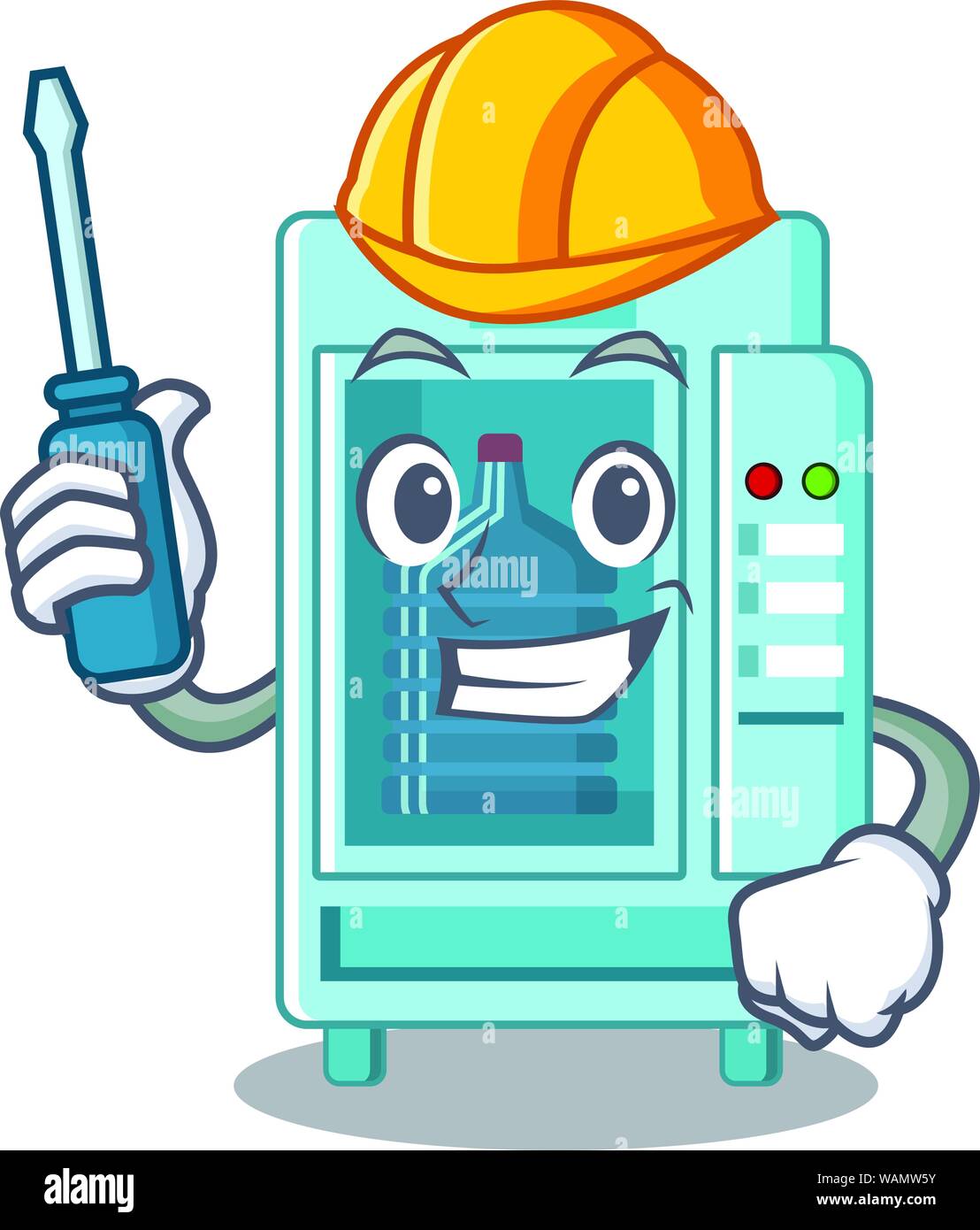 Vending machine mechanic Stock Vector Images - Alamy