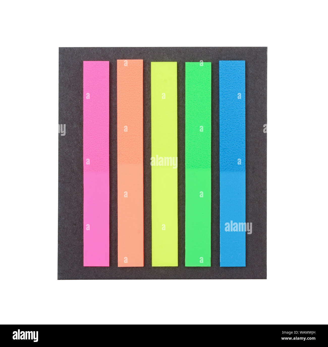 Multicolor sticky notes isolated on white background Stock Photo - Alamy
