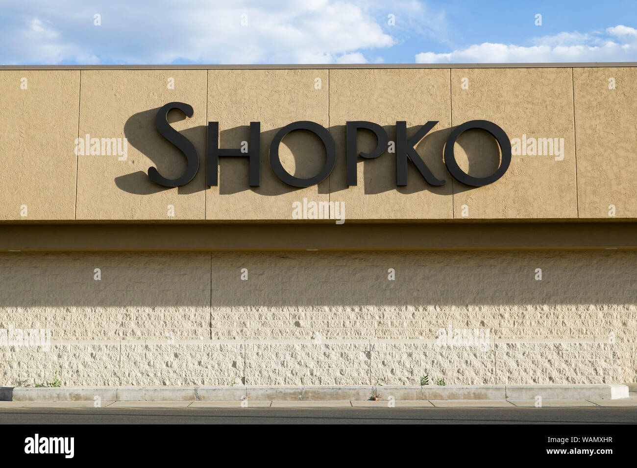 A logo sign outside of a closed Shopko retail store location in Orem ...