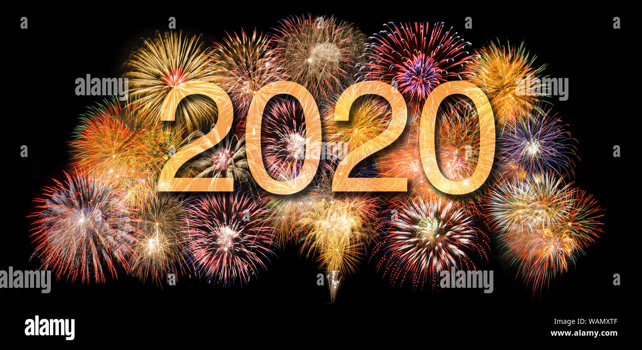 Happy new year 2020 hi-res stock photography and images - Alamy