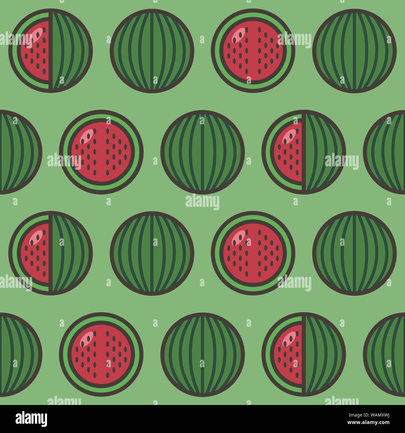 Watermelon pattern repeat hi-res stock photography and images - Alamy