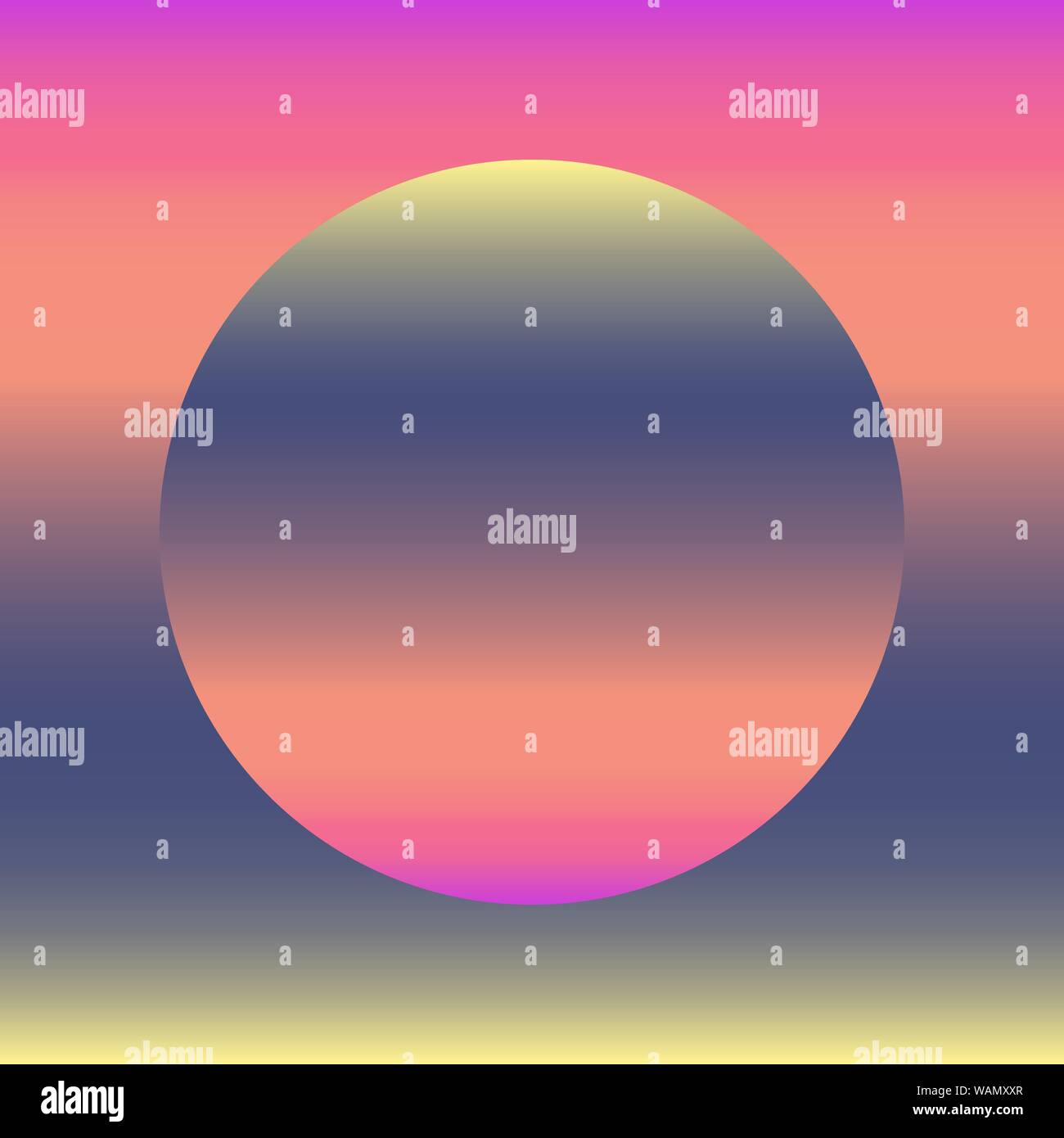 Abstract background illustration. Square and circle with gradient ...