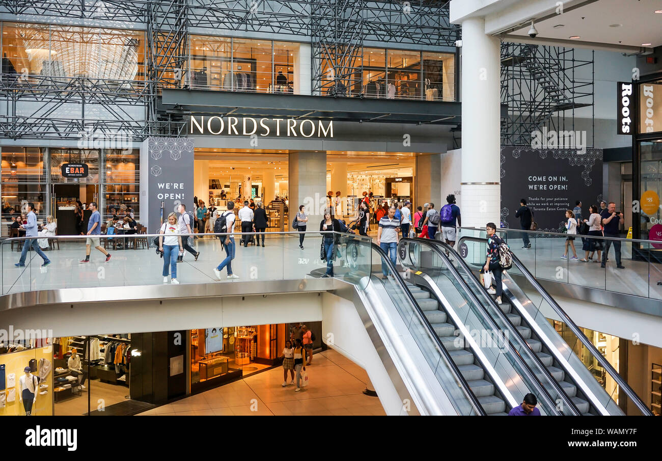 Toronto eaton centre sign hi-res stock photography and images - Alamy