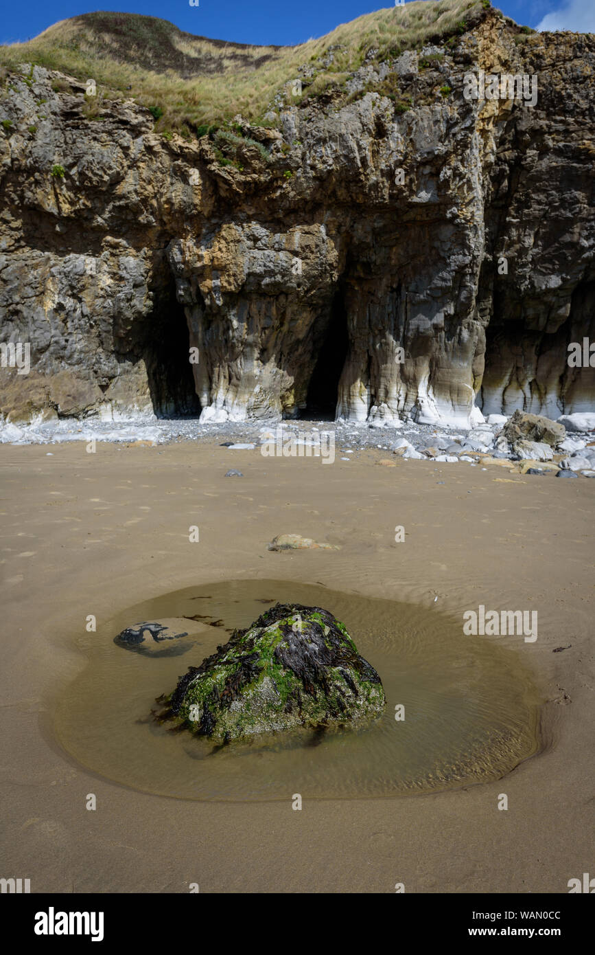 Pendine Sands a 7 mile length of beach on the shores of Carmarthen Bay ...