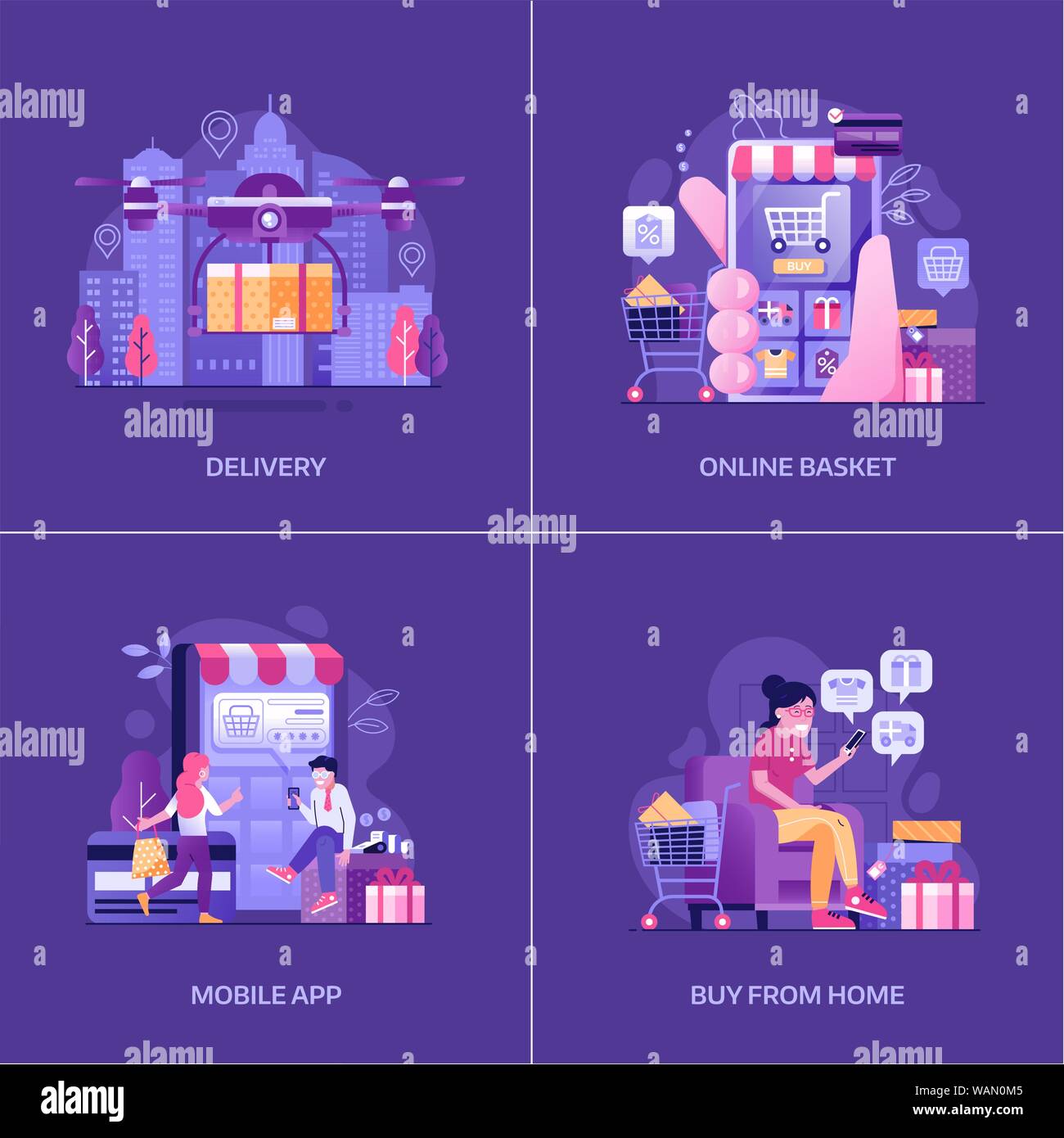 Shopping ad hi-res stock photography and images - Alamy