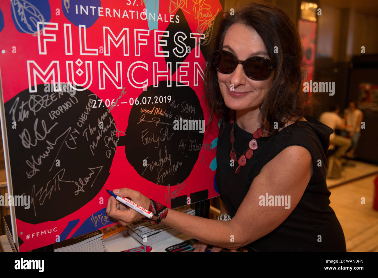 Director Flavia Castro seen before the screening of her film Deslembro ...