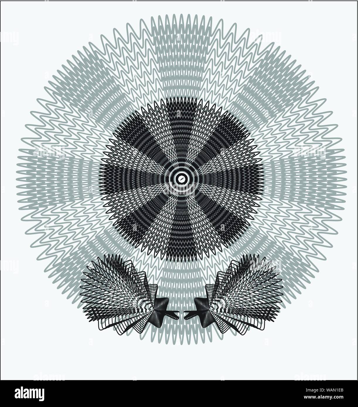 the stylized watermark black and white on a grey background Stock ...