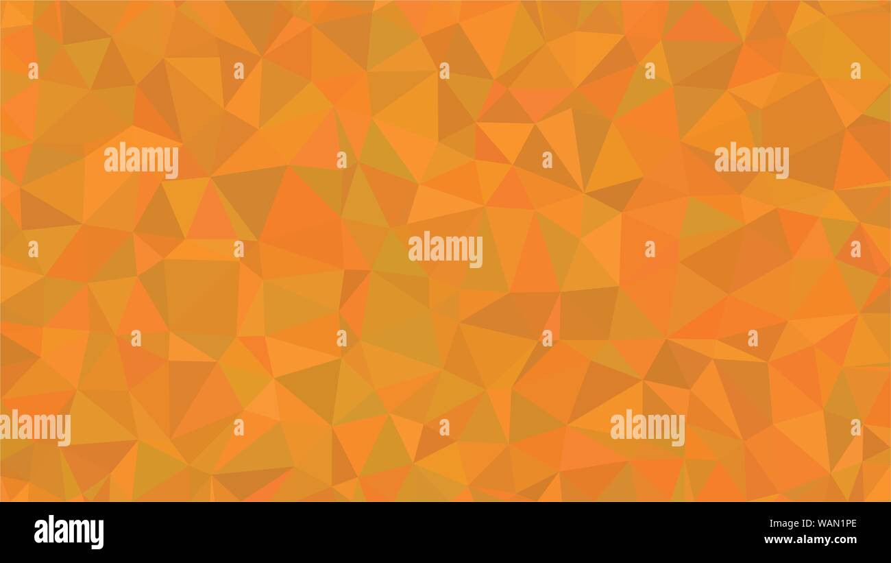 Orange triangular low poly, Mosaic pattern Background, Vector ...