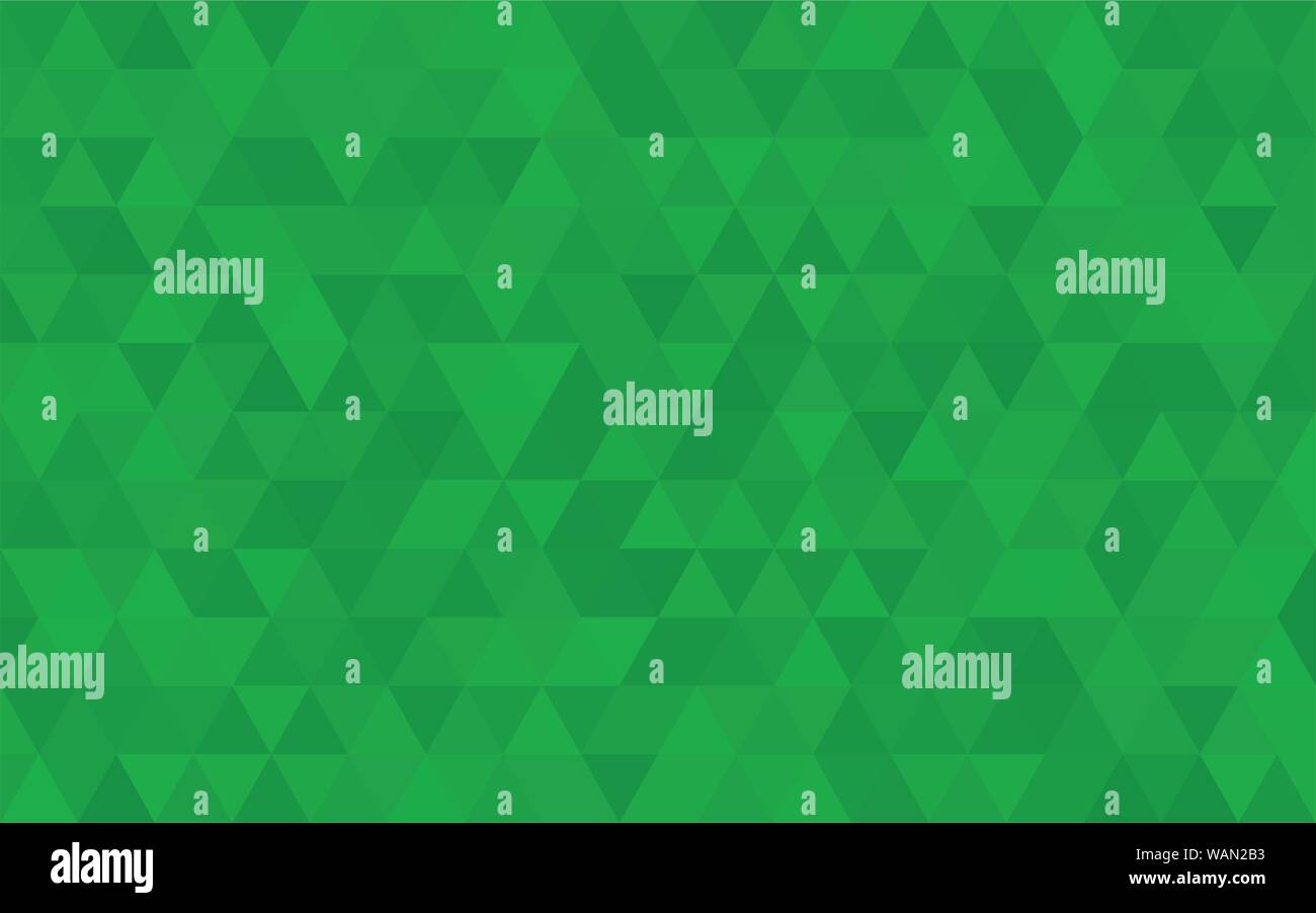 Dark Green triangular low poly, Mosaic pattern Background, Vector ...