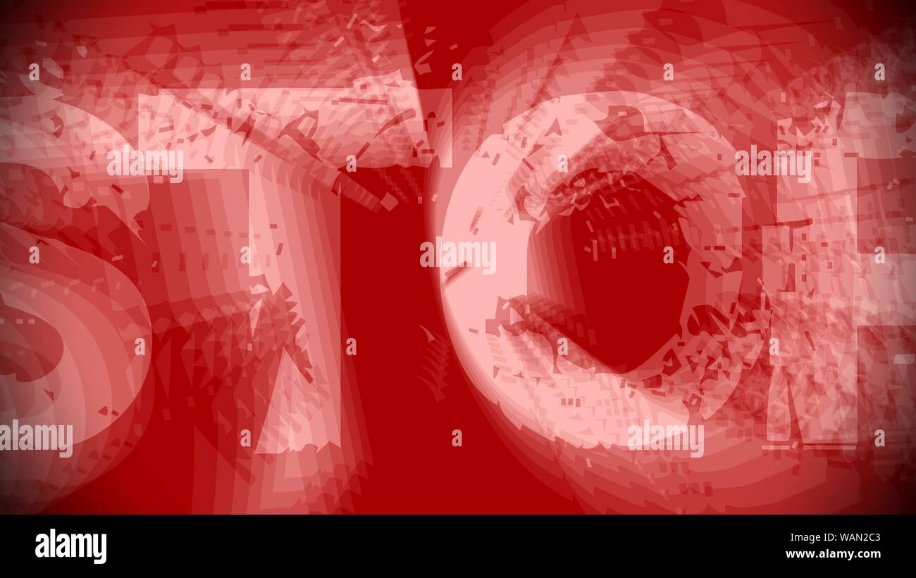 The white letters stop appearing on dirty red background in grunge ...