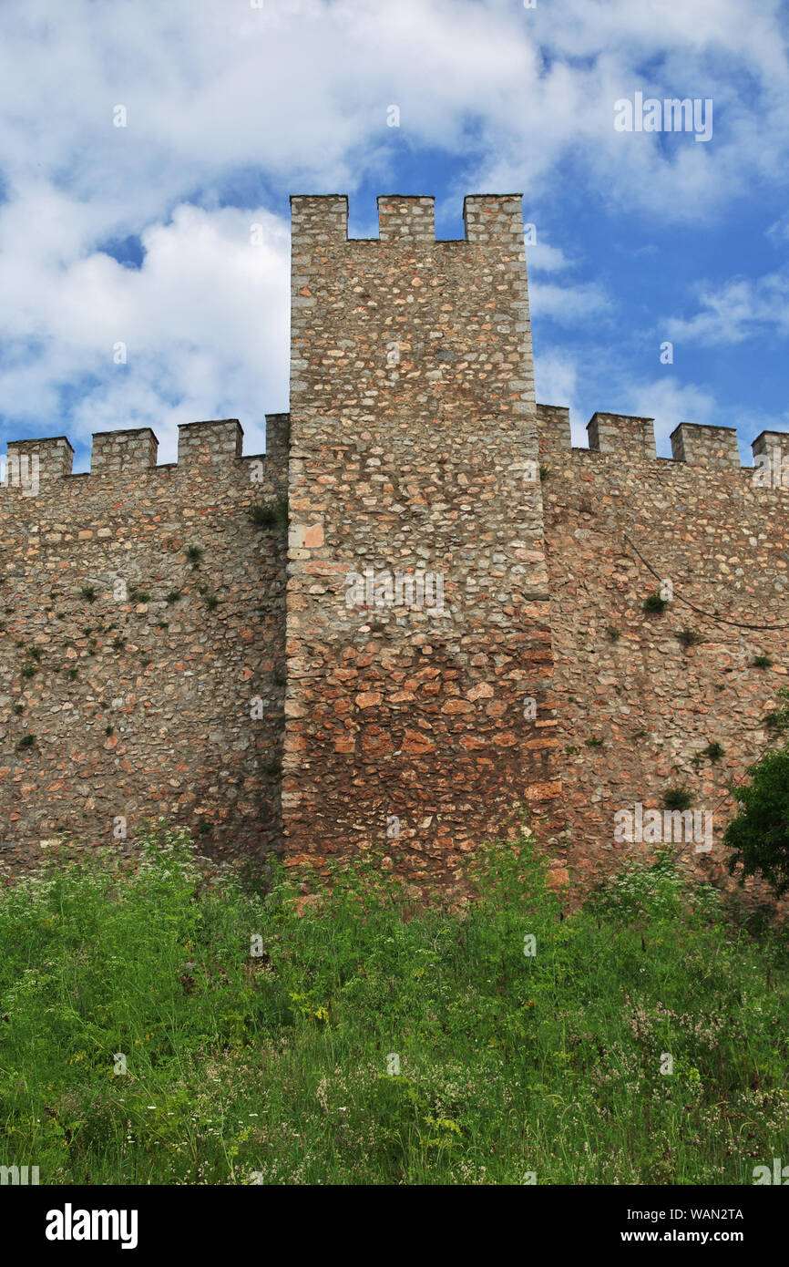 Castle in Orchid city, Macedonia Stock Photo - Alamy
