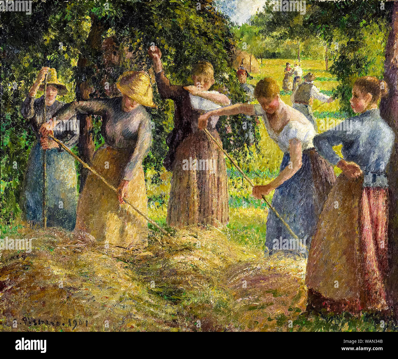 Camille pissarro the harvest hi-res stock photography and images - Alamy