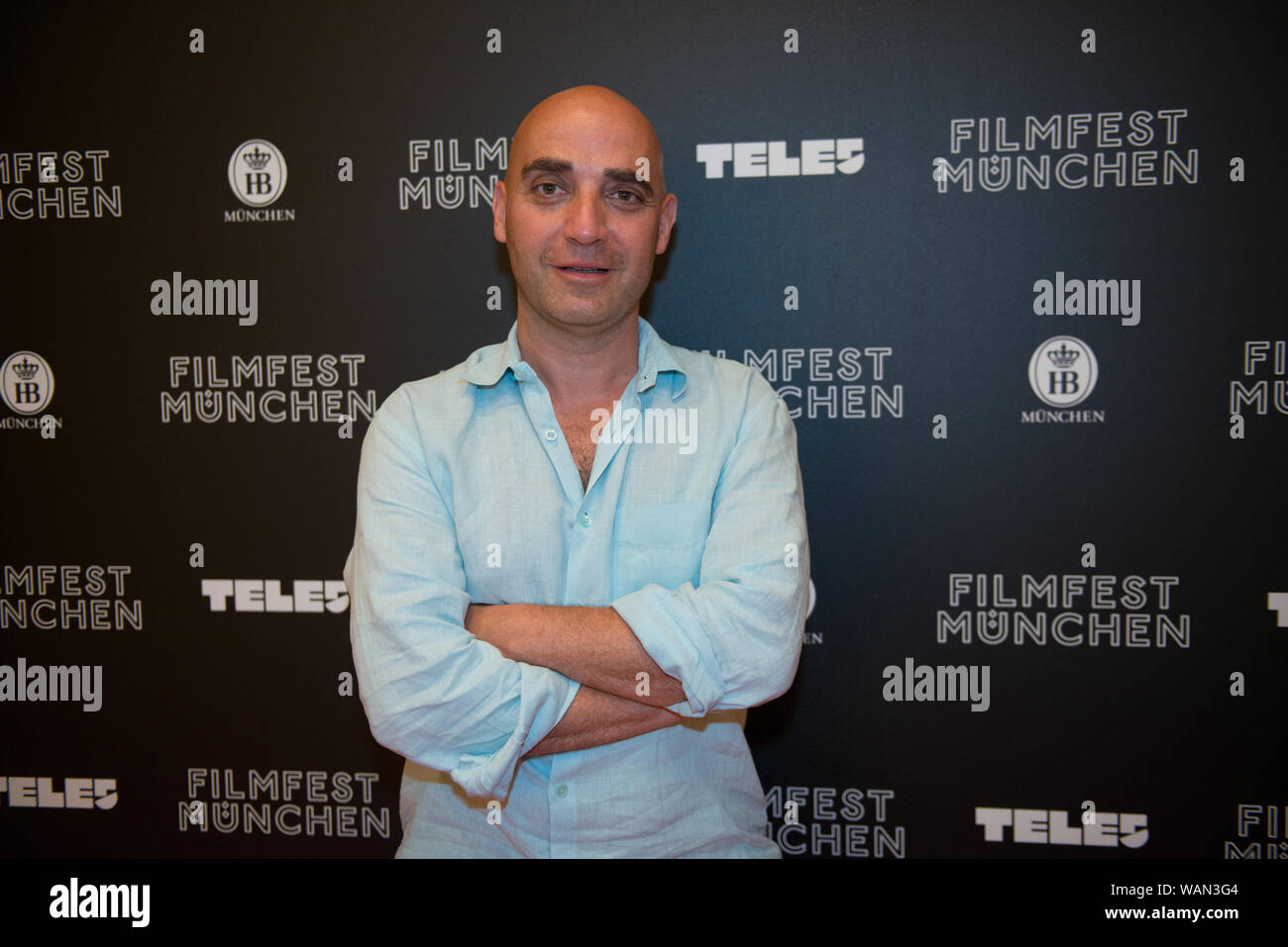 Director Emmanuel Hamon seen before the screening of his film Exfiltrés ...