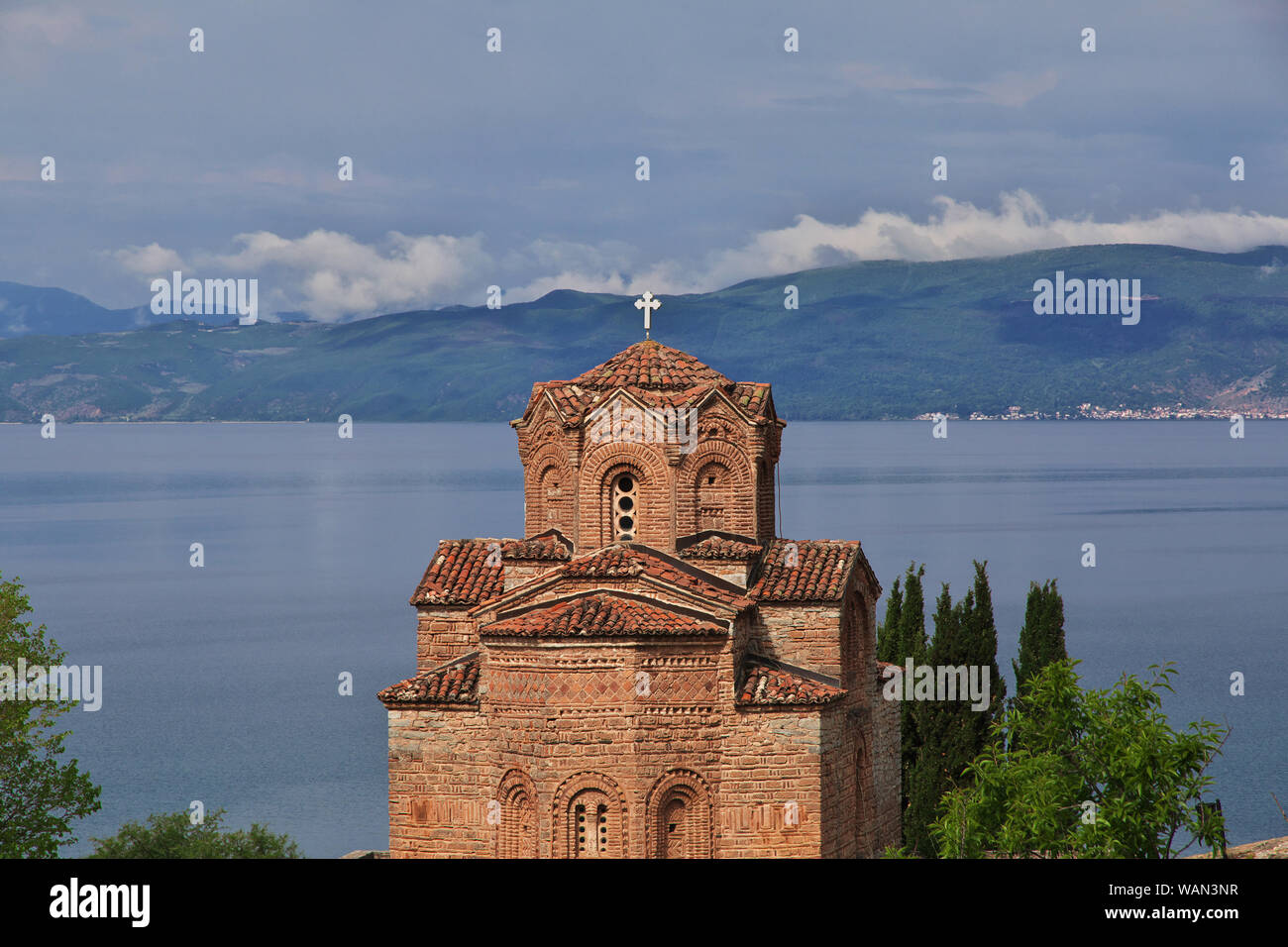 Church in Orchid city, Macedonia Stock Photo - Alamy