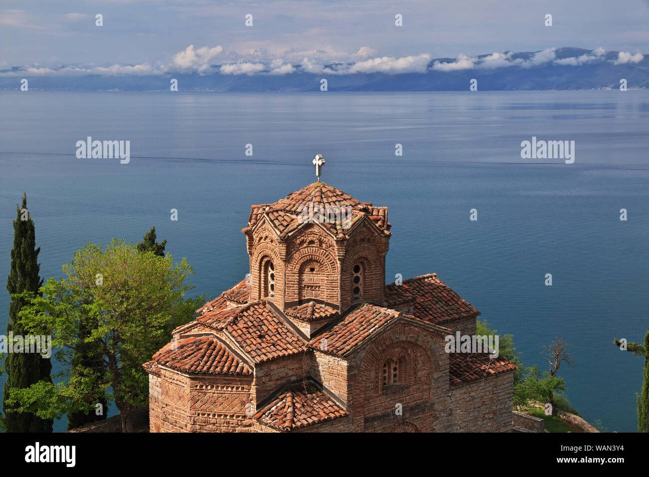 Church in Orchid city, Macedonia Stock Photo - Alamy