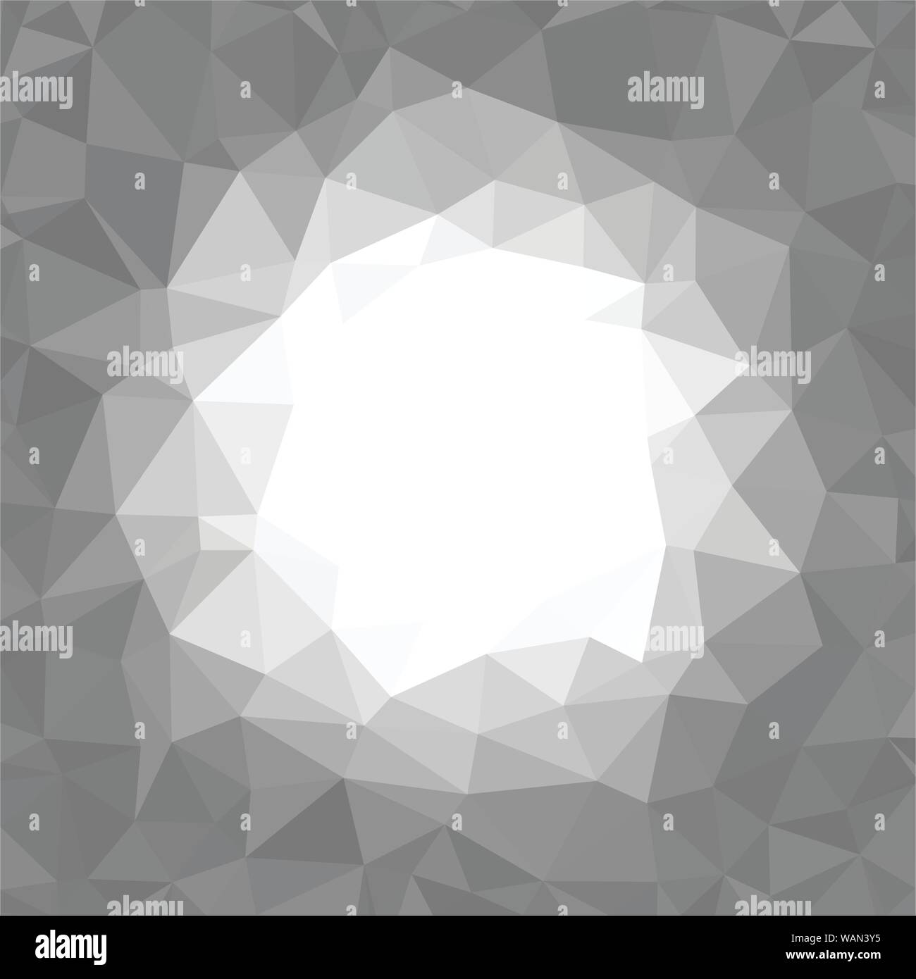 Light Gray, White circle triangular low poly, Mosaic pattern Background ...