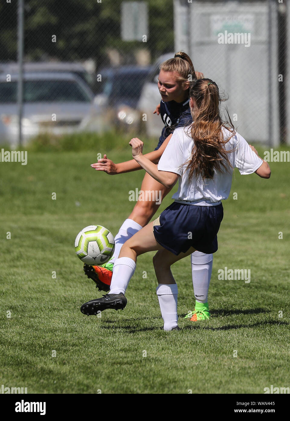 Girls soccer action with Timberlake vs. Lake City High School in Coeur ...