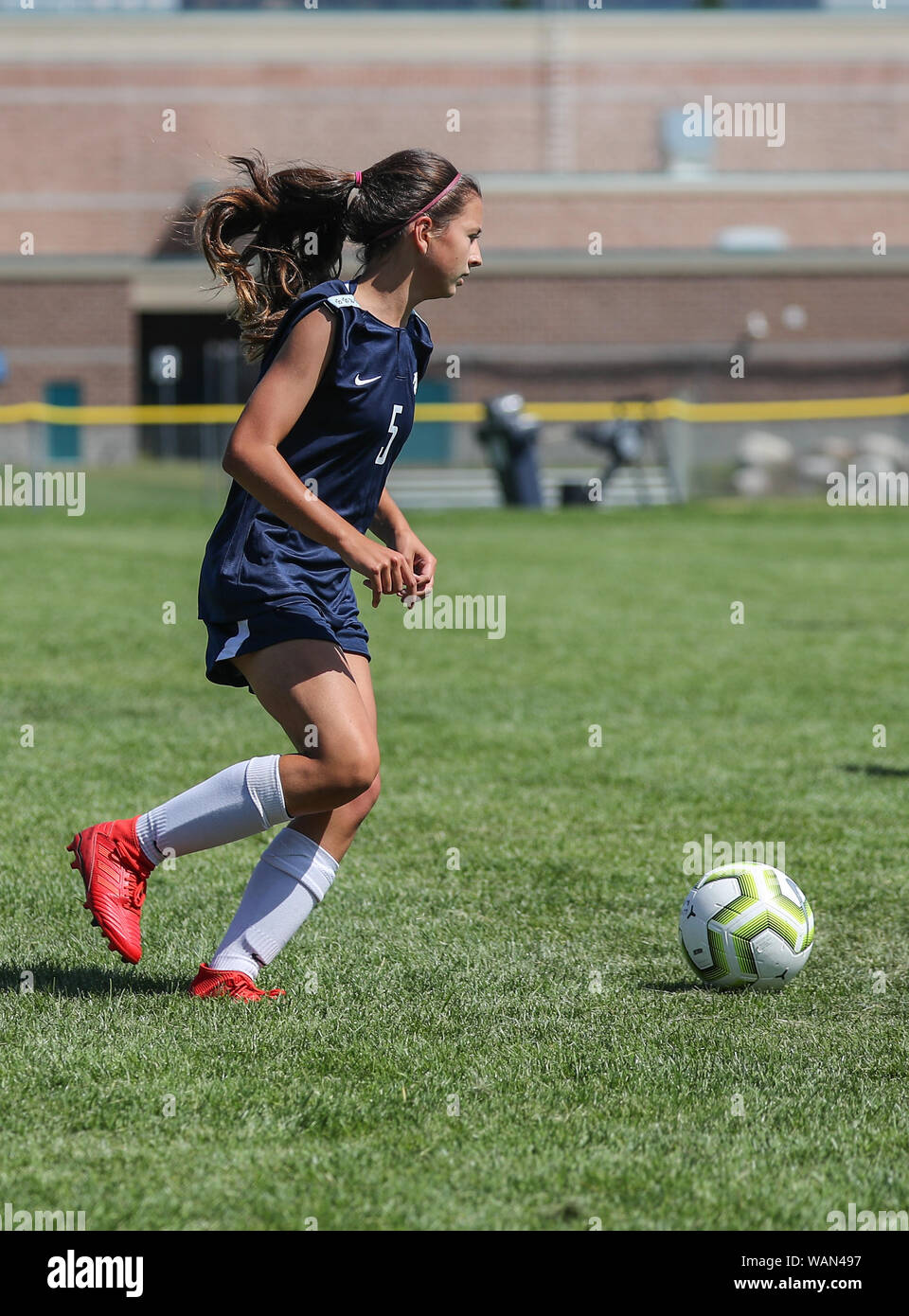 Girls soccer action with Timberlake vs. Lake City High School in Coeur ...