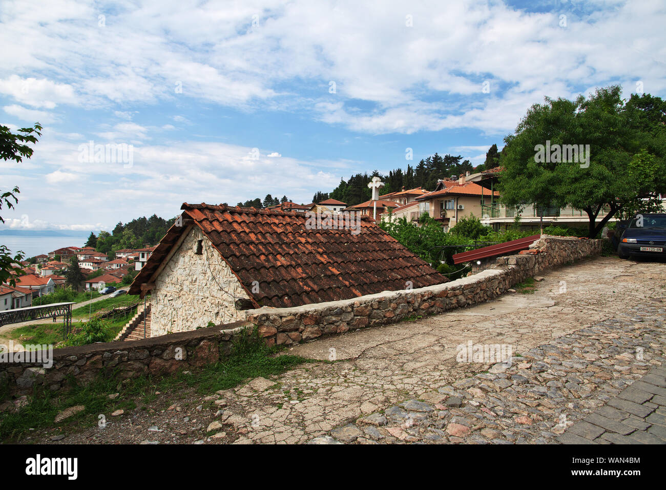Church in Orchid city, Macedonia Stock Photo - Alamy