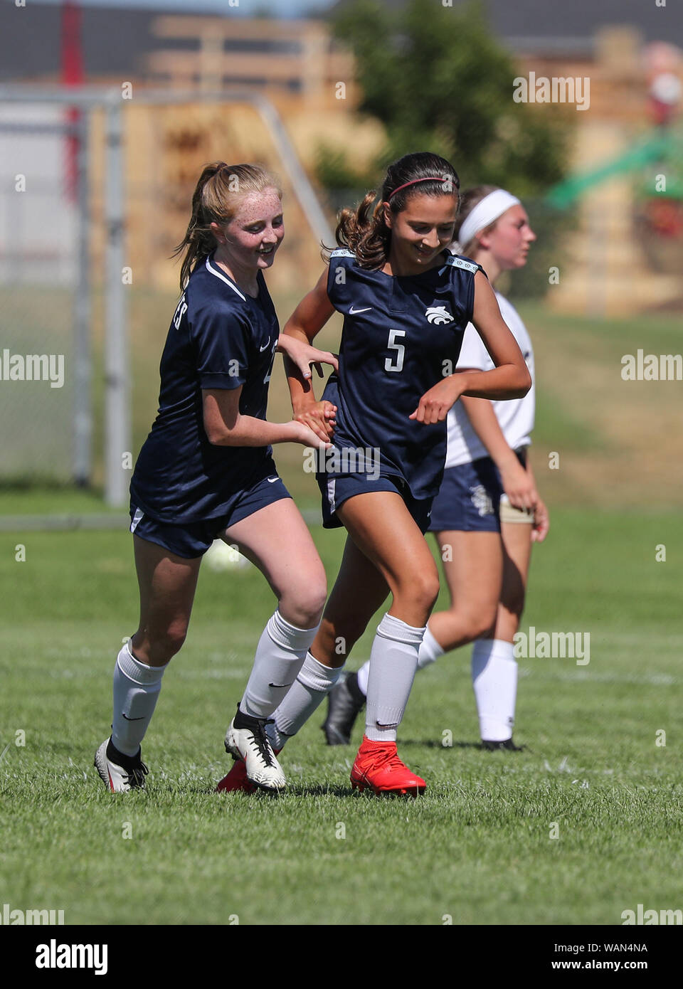 Girls soccer action with Timberlake vs. Lake City High School in Coeur ...
