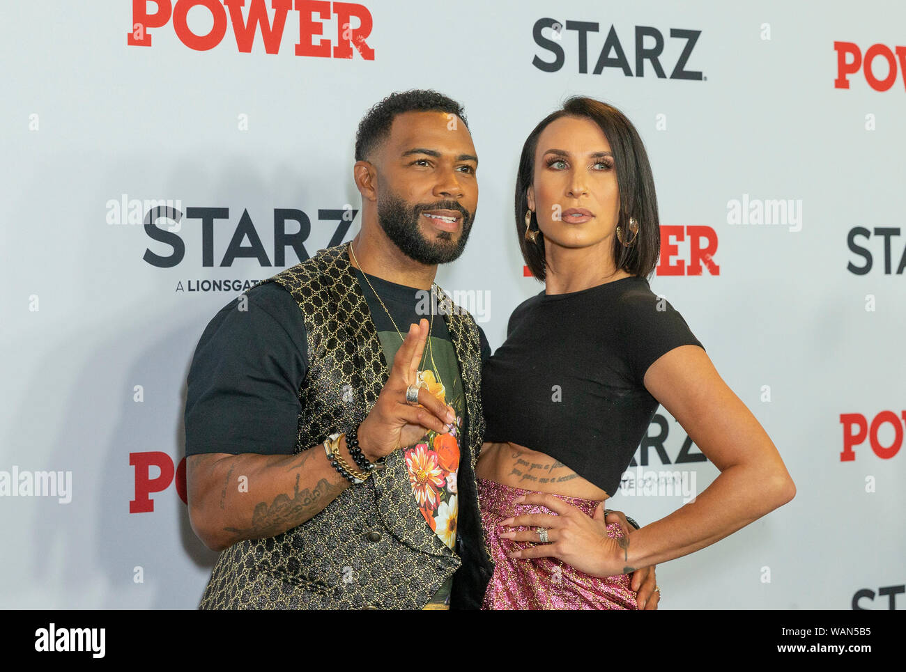 New York, United States. 20th Aug, 2019. Omari Hardwick and Jennifer ...