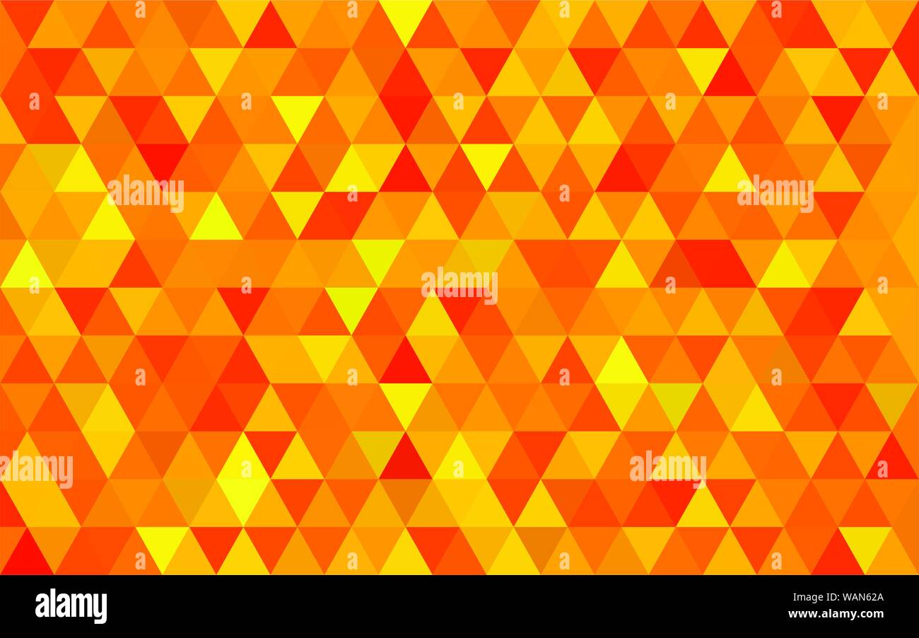 Dark Orange triangular low poly, Mosaic pattern Background, Vector ...