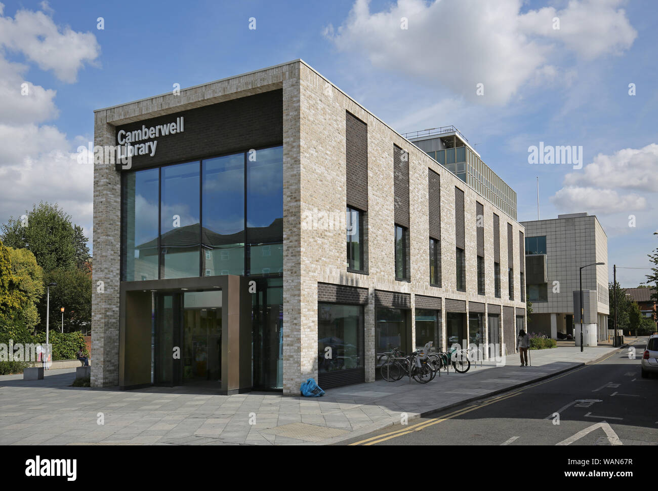 The new Camberwell Library on Camberwell Green, London, UK. Opened in ...