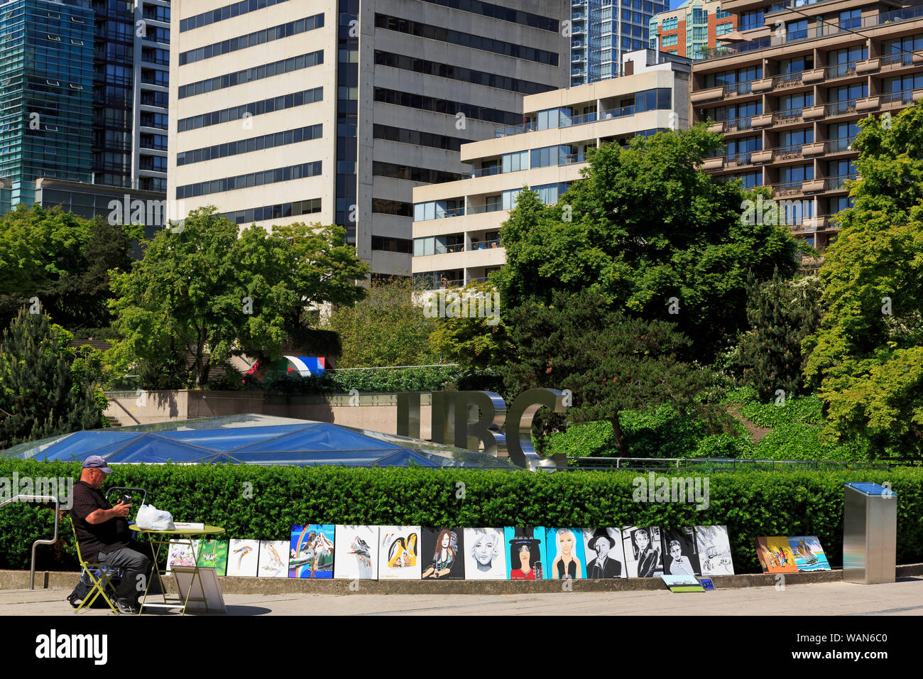 Robson square vancouver british columbia hi-res stock photography and ...