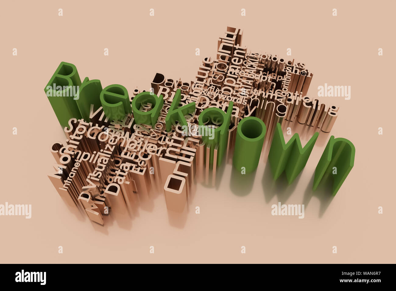 Breakdown, ICT, information technology keyword words cloud. For web ...