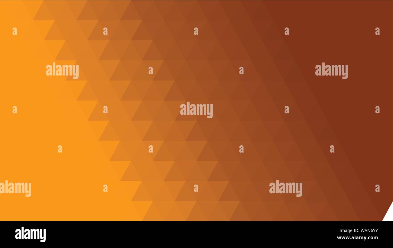 Orange triangular low poly, Mosaic pattern Background, Vector ...