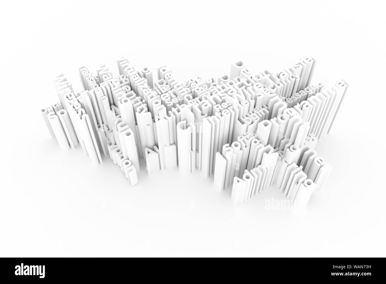 ICT, information technology keyword words cloud. For web page or design ...