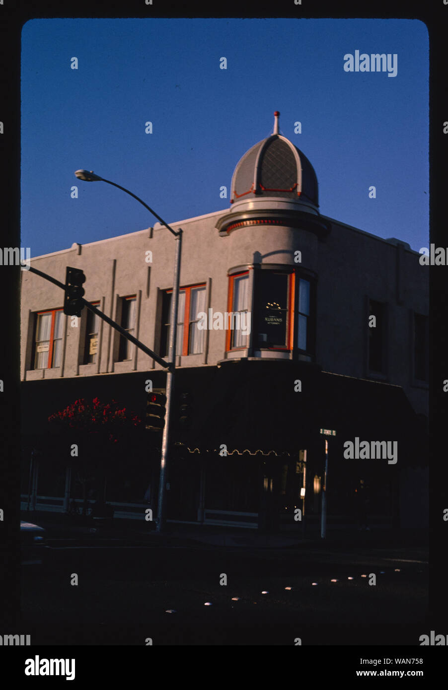 Corner Building, State & Pearl Streets, Ukiah, California Stock Photo ...