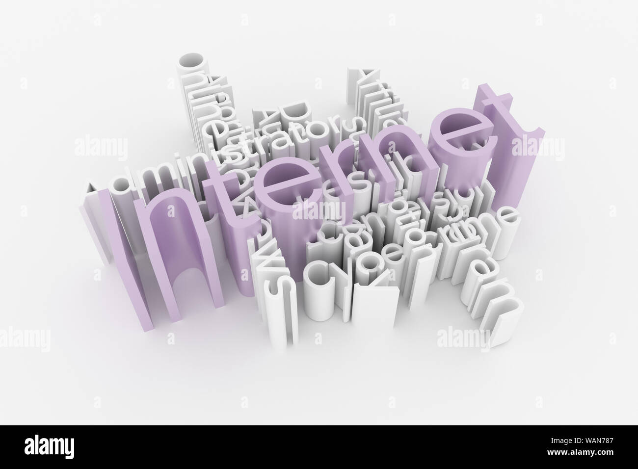 Internet, ICT, information technology keyword words cloud. For web page ...