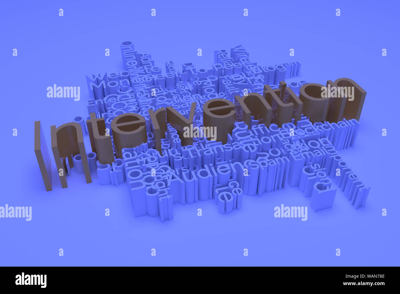 Intervention, ICT, information technology keyword words cloud. For web ...